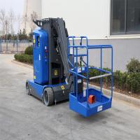 China 7.2-10.6m Working Height Vertical Electric Lifting Platform with fly jib for sale