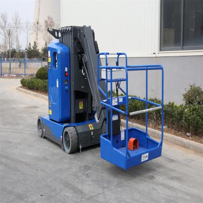 China 7.2-10.6m Working Height Vertical Electric Lifting Platform with fly jib for sale