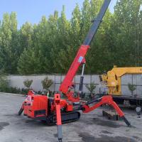 China Spider Crawler Crane 3T to 14T Capacity 20° Grade Ability 0.036 MPa Ground Pressure for sale