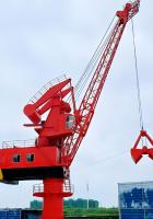 China Mobile Harbour Crane 50 Tonne Capacity 20 M Lifting Height Electric Hydraulic Power for sale