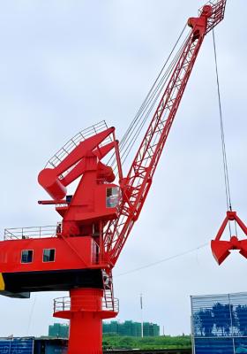 China Mobile Harbour Crane 50 Tonne Capacity 20 M Lifting Height Electric Hydraulic Power for sale