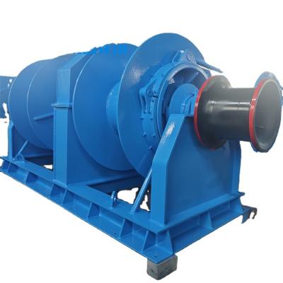China Marine Hydraulic Winch 10 Ton 20 Ton for Boat Mooring and Ship Lifting 1-100 Tons for sale