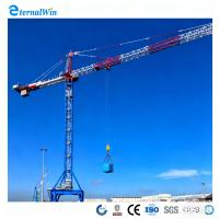 China Flat Top Tower Crane with Safety Features for High-rise Building Construction at Low-cost for sale