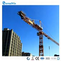 China Flat Top Tower Crane with Safety Features for High-rise Building Construction at Low-cost for sale