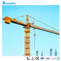China Heavy Duty Tower Crane 10 Ton Capacity 50m Jib Luffing Jib Flat Top for Construction for sale