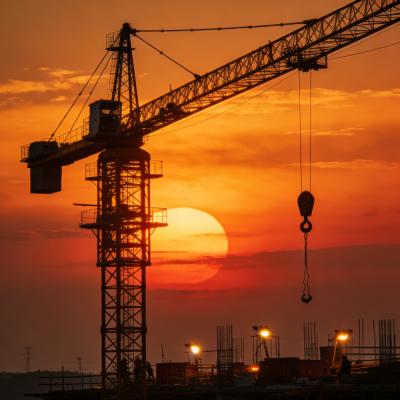 China Tower Crane 10T Loading Capacity 0-50m/min Trolleying Speed 0.5m/min Climbing Speed for sale