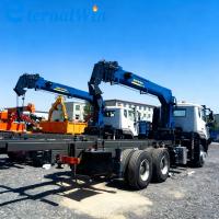 China Heavy Duty Truck Mounted Crane 8 Ton 16 Ton.m Straight Boom Knuckle Boom Crane for sale