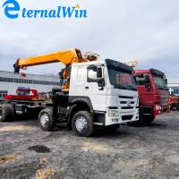 China Heavy Duty Truck Mounted Crane 1-20T Load Capacity 360 Rotation Custom Boom for sale