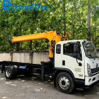 China Heavy Duty Truck Mounted Crane 1-20T Load Capacity 360 Rotation Custom Boom for sale