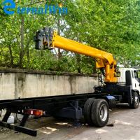 China Heavy Duty Truck Mounted Crane 1-20T Load Capacity 360 Rotation Custom Boom for sale
