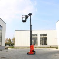 China Electric Lifting Platform Boom Lifter 200kg Load Capacity 7.2-10.6m Working Height for sale