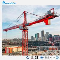 China Heavy Duty Hammer Head Tower Crane 6t Wireless Remote Control Construction for sale