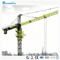 China Heavy Duty Hammer Head Tower Crane 6t Wireless Remote Control Construction for sale