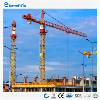 China Hammerhead Tower Crane QTZ Series 8t-25t Fixed Construction Tower Crane Factory Price for sale