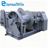 China Marine Accommodation Ladder Gangway Winch 1-3 Ton Capacity with 13m/min Rope Speed and 3kW Motor for sale