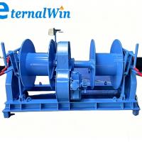 China Marine Electric Winch 1-100 Ton Rated Load 50-2000m Wire Rope Capacity Steel Construction for sale