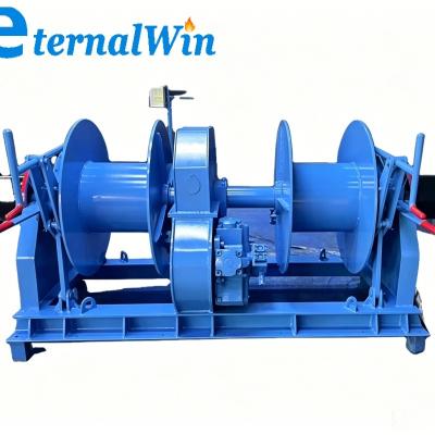 China Marine Electric Winch 1-100 Ton Rated Load 50-2000m Wire Rope Capacity Steel Construction for sale