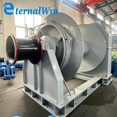 China Electric Marine Winch 1 to 100 Ton Rated Load 20m/min Speed for Cargo and Fishing Vessels for sale