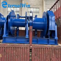 China Marine Electric Winch 1-100 Ton Rated Load 50-2000m Wire Rope Capacity Steel Construction for sale