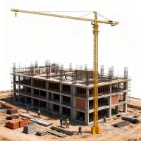 China Tower Crane 20000kg Capacity 1160kg Weight Durable Steel Overhead Crane for Industrial Material Handling for sale