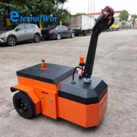 China 24V Battery Voltage Electric Tow Tug Dimensions 1300x850x1050mm Industrial Tow Vehicle Designed for Heavy Duty Transport for sale