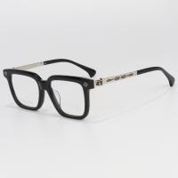 China Y2k China Classic Style Spec Retro Transparent Grey Brown Optical Prescription Multifocal Luxury Brand Designer Glasses Frames for sale