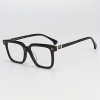 China Y2k China Classic Style Spec Retro Transparent Grey Brown Optical Prescription Multifocal Luxury Brand Designer Glasses Frames for sale
