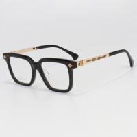 China Y2k China Classic Style Spec Retro Transparent Grey Brown Optical Prescription Multifocal Luxury Brand Designer Glasses Frames for sale