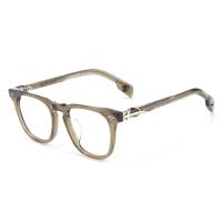China Solid Punk Style Full Rim Butterfly Shape Lightweight Durable Prescription Presbyopia Metal Accessory logo Glasses Famous Brands for sale