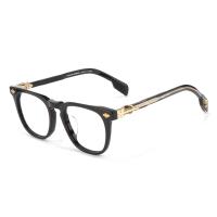 China Solid Punk Style Full Rim Butterfly Shape Lightweight Durable Prescription Presbyopia Metal Accessory logo Glasses Famous Brands for sale