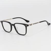 China 8293 Spec Premium Classic Hot Black Transparent Grey Tea Women Men Prescription Presbyopia Luxury Brand Glasses Acetate Eyewear for sale