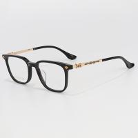 China 8293 Spec Premium Classic Hot Black Transparent Grey Tea Women Men Prescription Presbyopia Luxury Brand Glasses Acetate Eyewear for sale