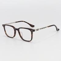 China 8293 Spec Premium Classic Hot Black Transparent Grey Tea Women Men Prescription Presbyopia Luxury Brand Glasses Acetate Eyewear for sale
