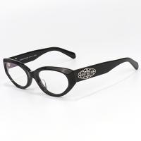 China Classic cat Eye Black Silver Brown Optical Prescription Presbyopia Multi Focus Luxury Brand Light Not Easily Deformed Glasses for sale
