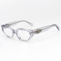 China Classic cat Eye Black Silver Brown Optical Prescription Presbyopia Multi Focus Luxury Brand Light Not Easily Deformed Glasses for sale