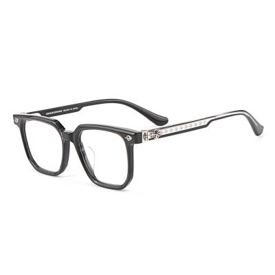 China 8169 Retro Smooth Transparent clear Optical Prescription Presbyopia Women Fashion Luxury Brand Thick Glasses Eyeglasses for Men for sale