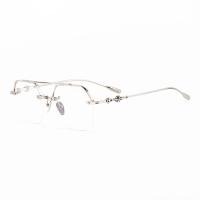 China Women's Men's Pilot Half Frame Black Optical Prescription Presbyopia Large Frame Luxury Brand Light Frames for Eye Glasses Eyes for sale