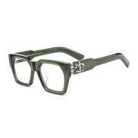 China Thick Acetate Tortoiseshell Transparent Gray Green Optical Prescription Multifocal Smooth Verified Men Glasses Eyewear Merchants for sale