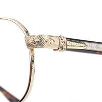China Advanced Pure Titanium Eyeglass Frame Gold Silver Optical Prescription Luxury Brand pilot Reading Glasses Women Thick Eye Frame for sale