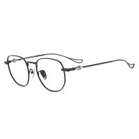 China Classic High-end Titanium Metal Butterfly Black Optical Presbyopia Solid Lightweight Glasses Factory Verified Eyewear Merchants for sale