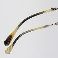China New Read Half Frame Square Black Silver Color Optical Prescription Luxury Brand Fashion Light Custom logo Glasses Eyewear Frames for sale