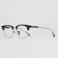 China 8305 Ultra Light Corrosion-resistant Unisex Face Shape Fit Solid Green Titanium Acetate Oval Lens Computer Reading Eye Glasses for sale