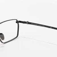 China Solid Full Frame Punk Style Gold Durable Lightweight Presbyopia Female Men's Prescription Customizable logo UV Glasses Frames for sale