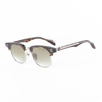 China Round Retro New Style Model Unisex Custom logo Women 2024 Luxury Brand China Manufacturers Classic Daily Wear Light Sunglasses for sale