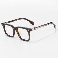 China New Full Frame Style Shape Lightweight Durable Gold Tortoiseshell Grey Green Tea Luxury Brand Men's Women Glasses Frame for Men for sale