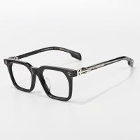 China New Full Frame Style Shape Lightweight Durable Gold Tortoiseshell Grey Green Tea Luxury Brand Men's Women Glasses Frame for Men for sale