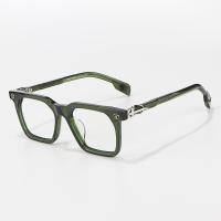 China New Full Frame Style Shape Lightweight Durable Gold Tortoiseshell Grey Green Tea Luxury Brand Men's Women Glasses Frame for Men for sale