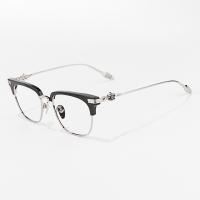 China Cool Classic Punk  Unisex Black Gold Optical Presbyopia Multifocal Luxury Brand Men's Prescription Eye Glasses Fashion for Women for sale