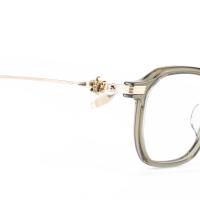 China Irregular Shape Black Silver Color Punk Full Rim Optical Prescription Presbyopia Multifocal Lightweight Glasses Order Online for sale