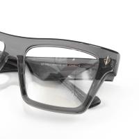 China Cool Handsome Thick Black White Transparent Full Rim Durable Optical Prescription Presbyopia Glasses Eyeglasses Frames for Men for sale